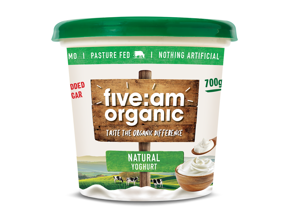 five:am Organic Yoghurt – The grass is greener on the five:am organic side